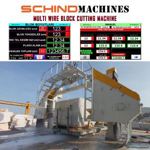 SCHINDMACHINES SMW10 MULTI WIRE GRANITE & MARBLE BLOCK CUTTING MACHINE ...